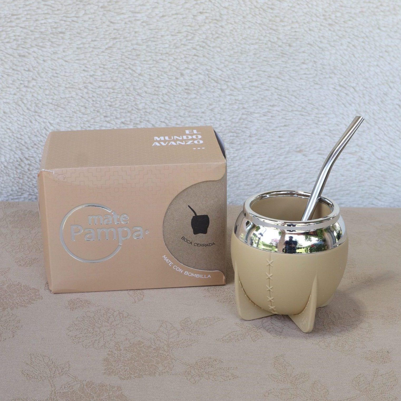 Mate Pampa beige - Mate chamamé