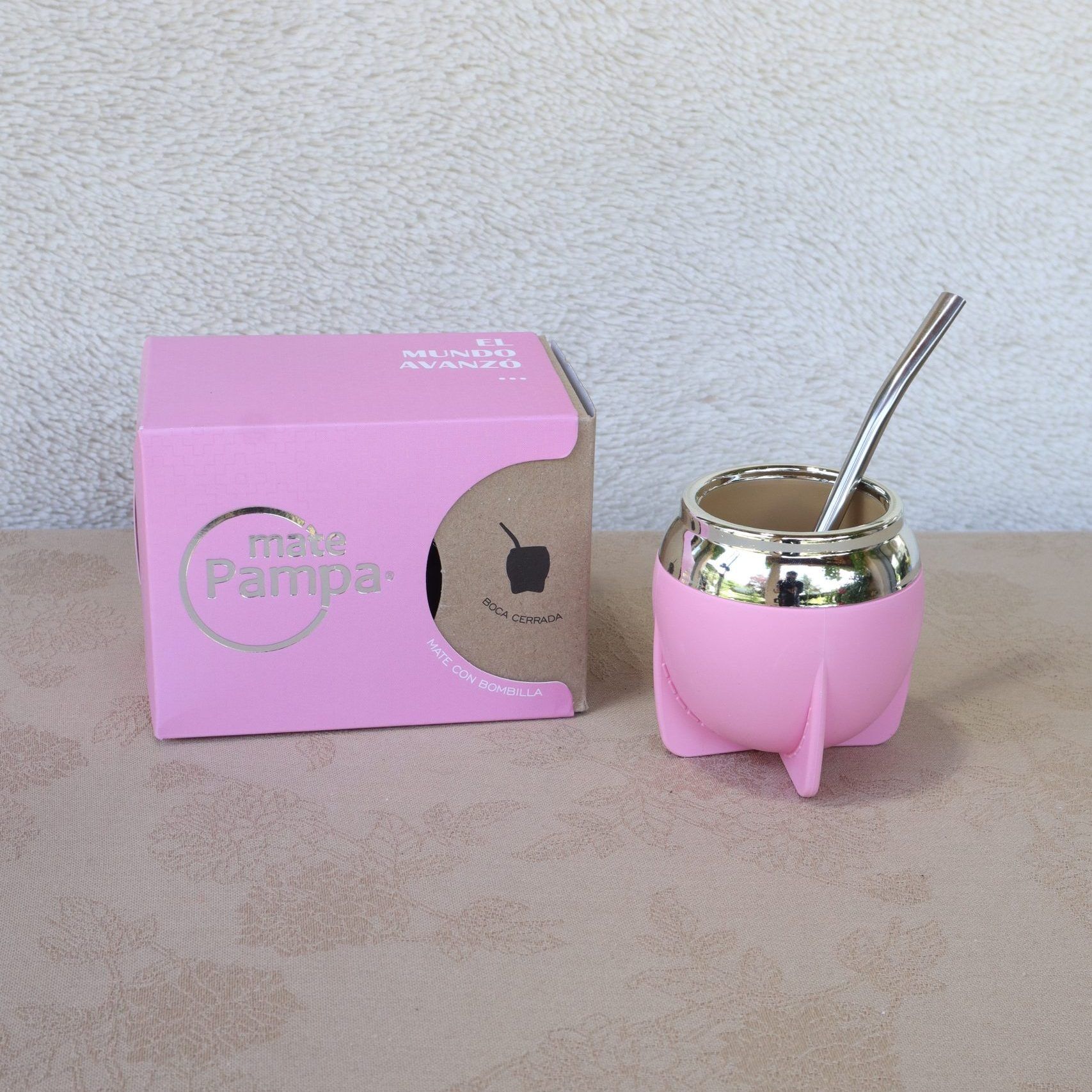 Mate Pampa rosa - Mate chamamé